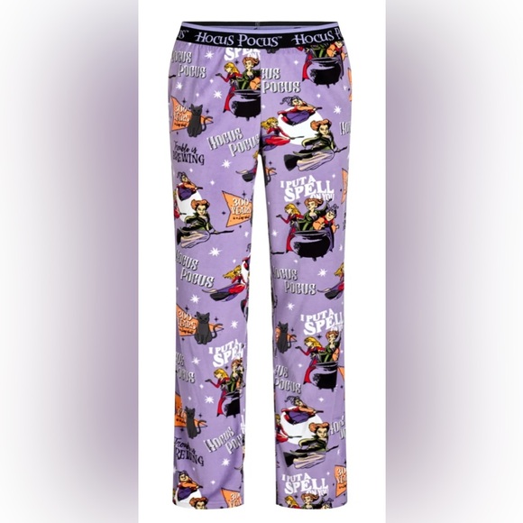 Disney | Intimates & Sleepwear | Disneys Hocus Pocus Halloween Velour ...
